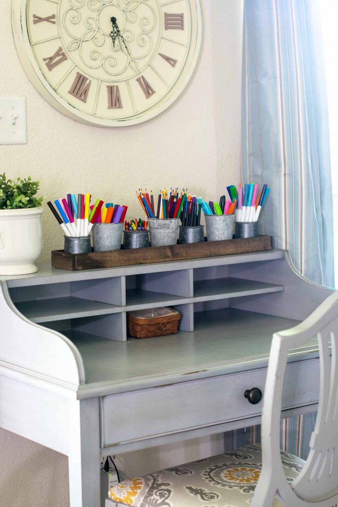 DIY Desk Organizer For School Supplies - Major Hoff Takes A Wife